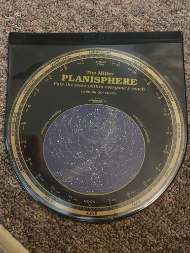 The Miller Planisphere Star Wheel Latitude 50 North Vintage 1996 | eBay