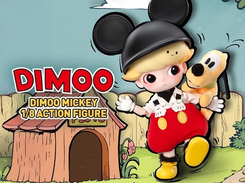 Authentic POPMART Dimoo x Disney Mickey 1/8 Action Figure Japan NEW | eBay