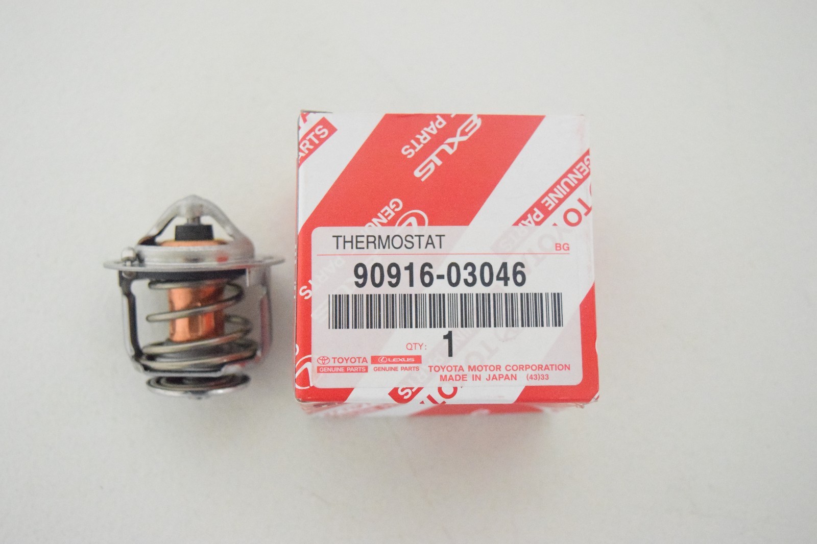 Toyota Corolla 1984-1996 Genuine OEM THERMOSTAT 90916-03046 | eBay