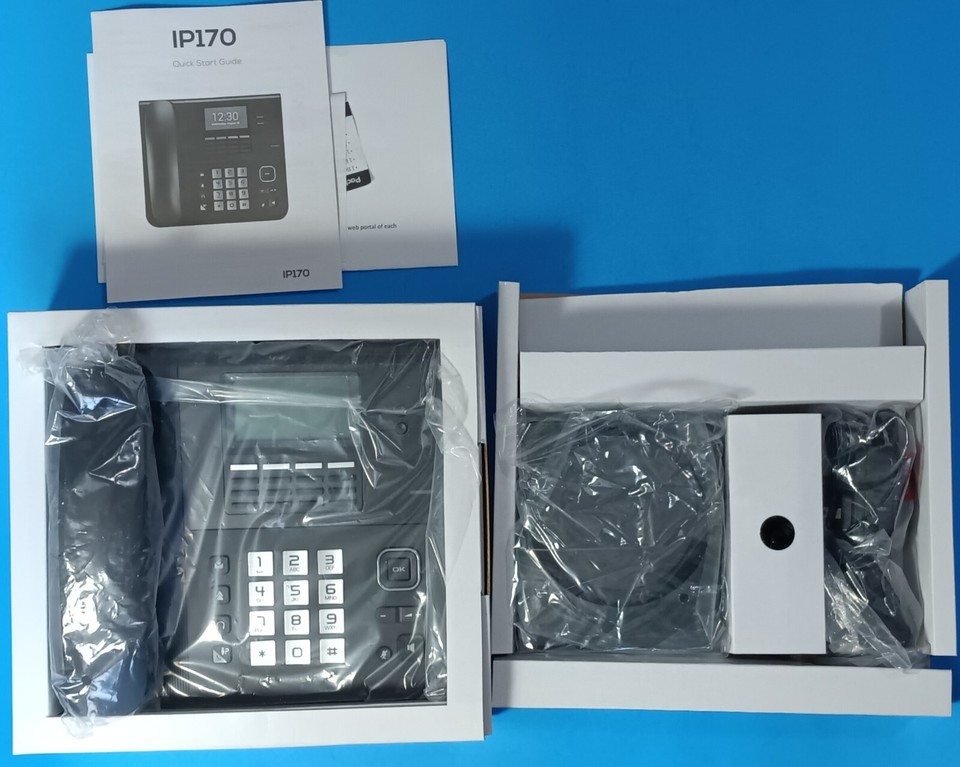 IP170 Business Wireless Desk Phone & Base Station - Telefield | eBay