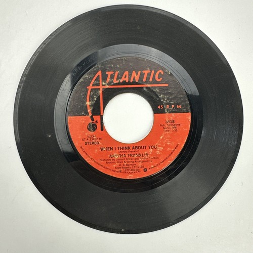 Aretha Franklin When I Think About You / Touch Me Up Record 45 RPM ...
