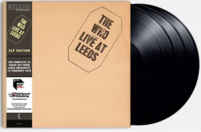 The WHO LP x 3 Live at Leeds DELUXE EDITION Half-Speed 180 Gram ...