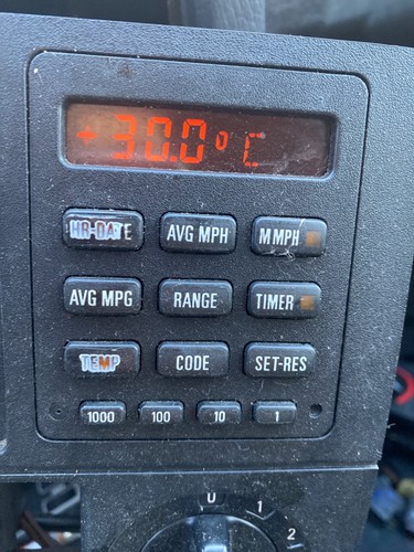 BMW E30 13 Button OBC On Board Computer Gauge Set | 65811386867 | Black ...