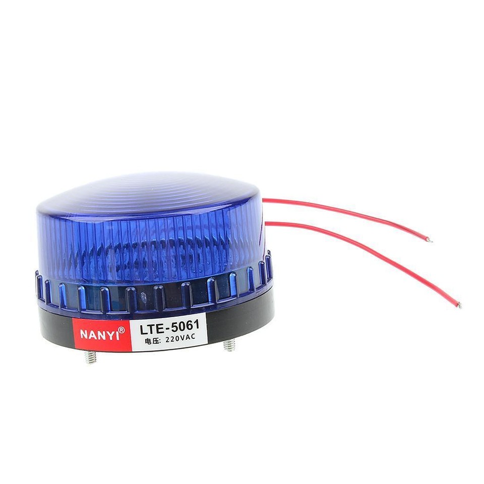 Emergency LED Flashing Strobe Signal Warning Light Lamp Beacon 220V ...