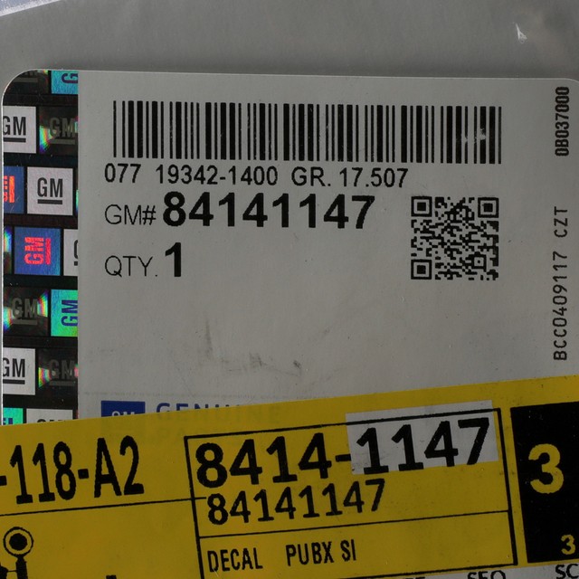 84141147 - Decal - General Motors for sale online | eBay