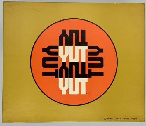 Yut Yut Strategy Board Game MannSon Toys 1960 Baltimore Maryland YutYut ...