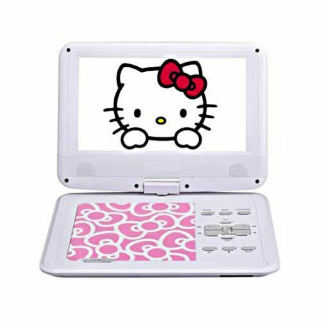 Hello Kitty Portable DVD Player Yellow 9 Inch Avox Sanrio Adp-9030mkty ...