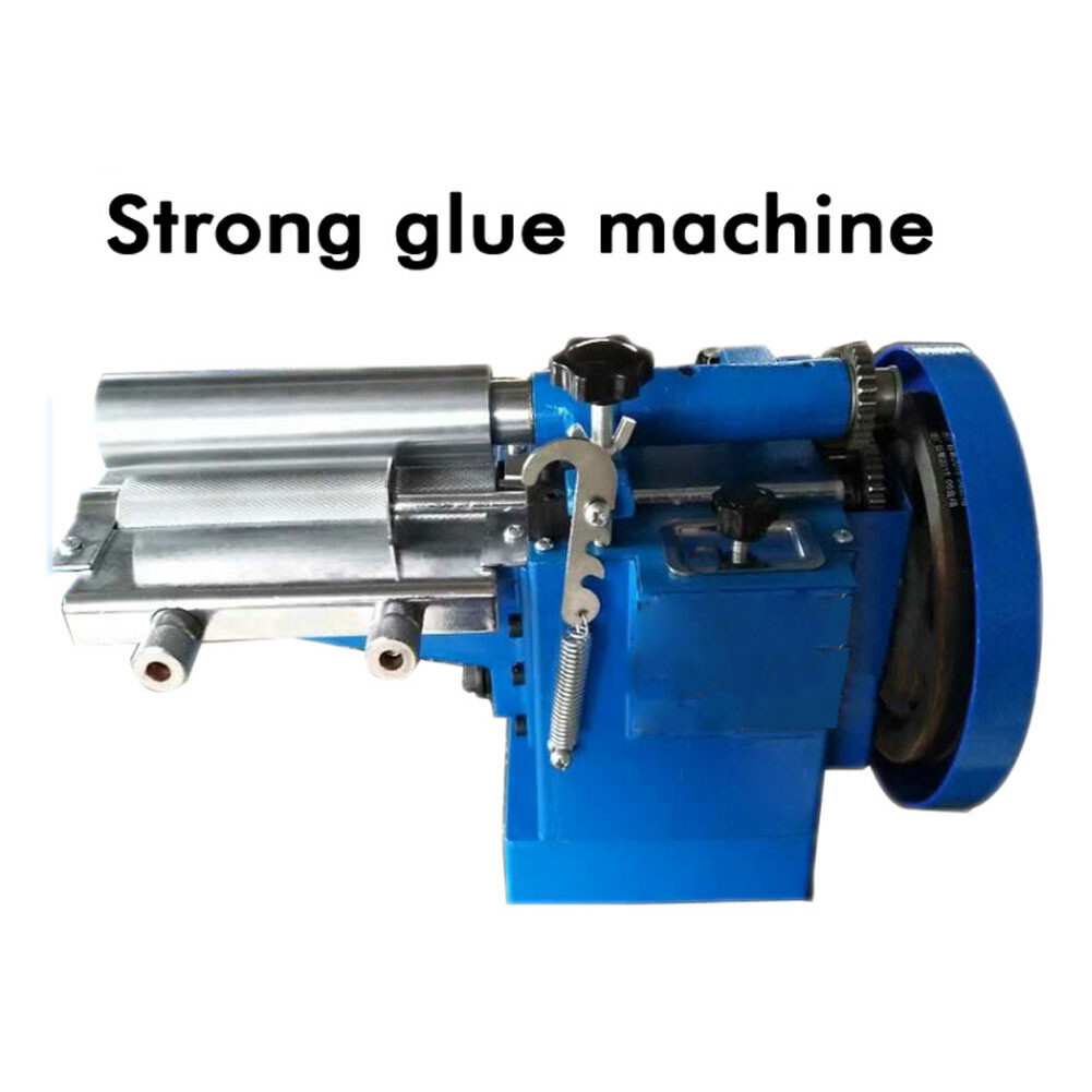 Good Upgrade 0-40mm Width Strong Force Glue Gluing Machine for Leather ...