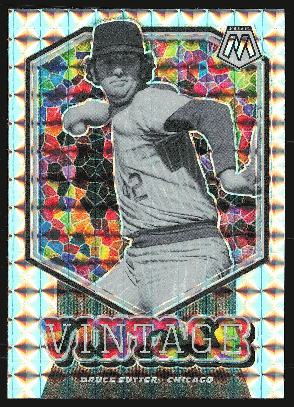 2021 Panini Mosaic #V9 Bruce Sutter Vintage Mosaic | eBay