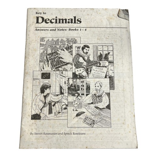 Key to Decimals Answer Key and Notes for Books 1-4~Key Curriculum Press ...