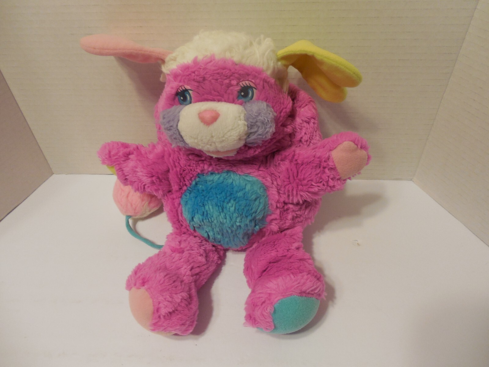Popples Plush Vintage 1986 Pink fur Purple cheeks Stuffed Animal 11" | eBay