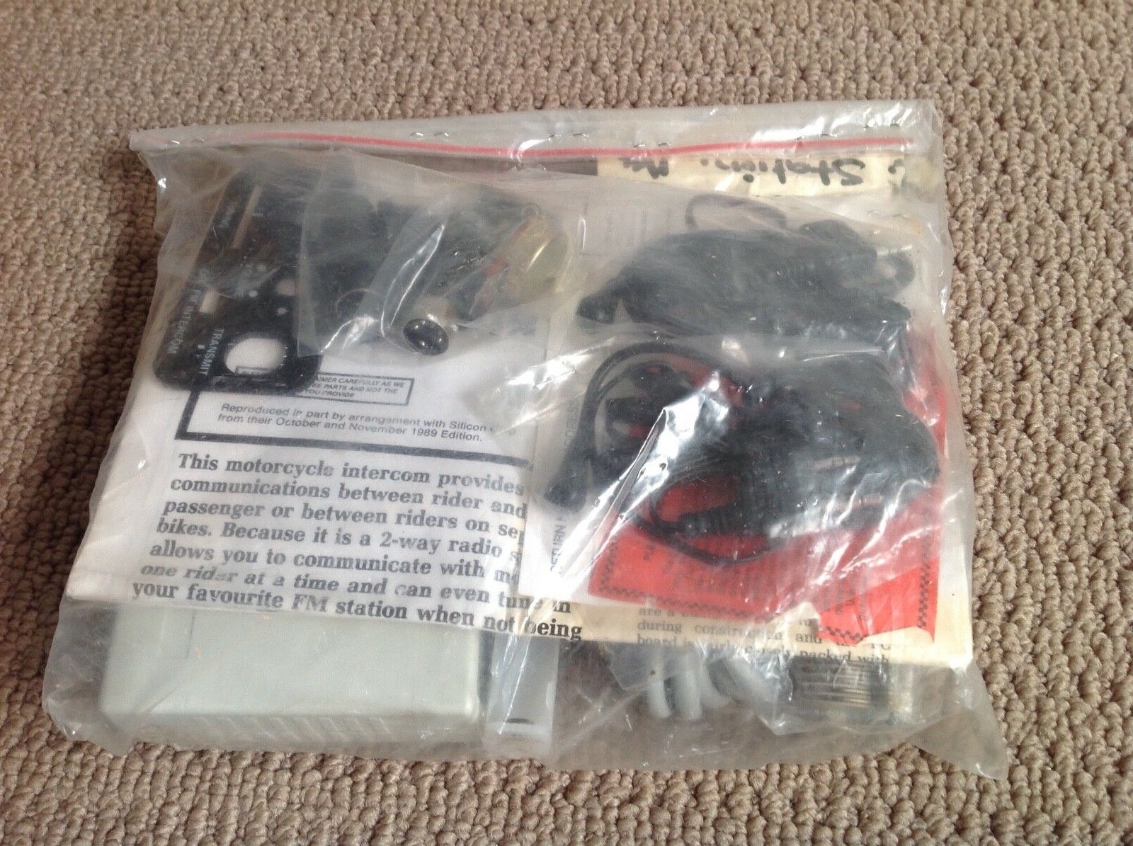 Altronics Jaycar Dick Smith Vintage Electronics Kit Motorcycle Intercom ...