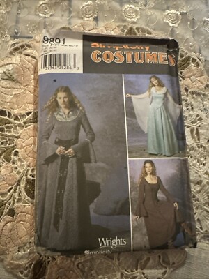 Simplicity Pattern 9891 Misses' Costumes Sewing Craft Project Sz 6-12 ...