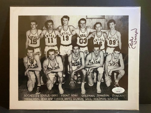 JSA Signed Bobby Wanzer 8x10 Photo AUTOGRAPH Basketball Coach Died 2016 ...
