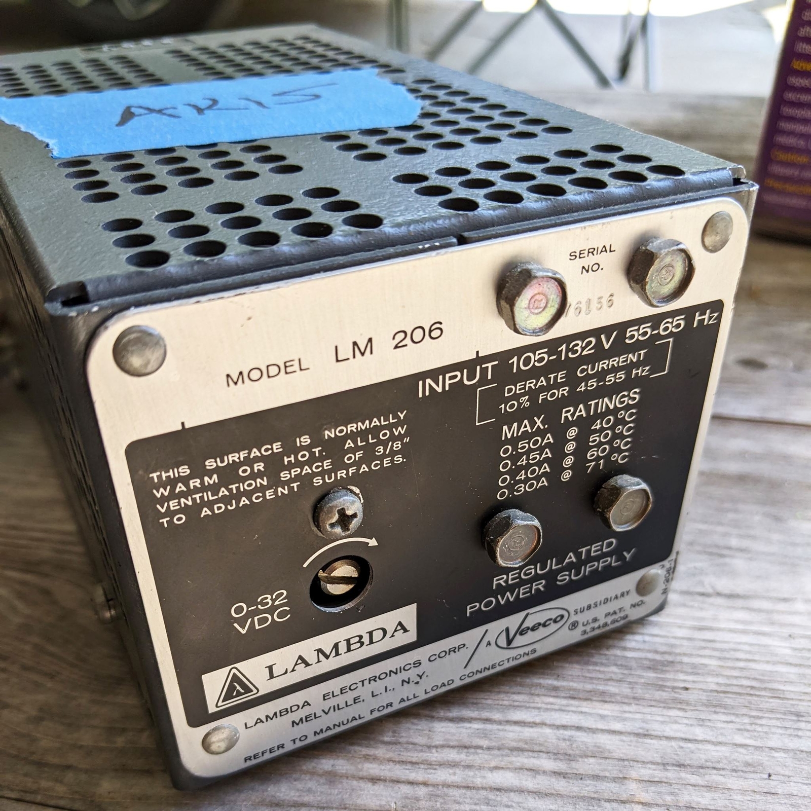 Lambda Power Supply LM266, 110 VAC Input, 60 VDC Out | eBay