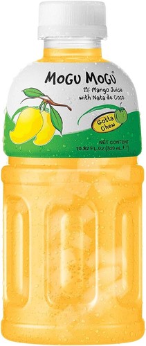 Mogu Mogu Mango Flavoured Drink with NATA do Coco Yummy Drink For All ...