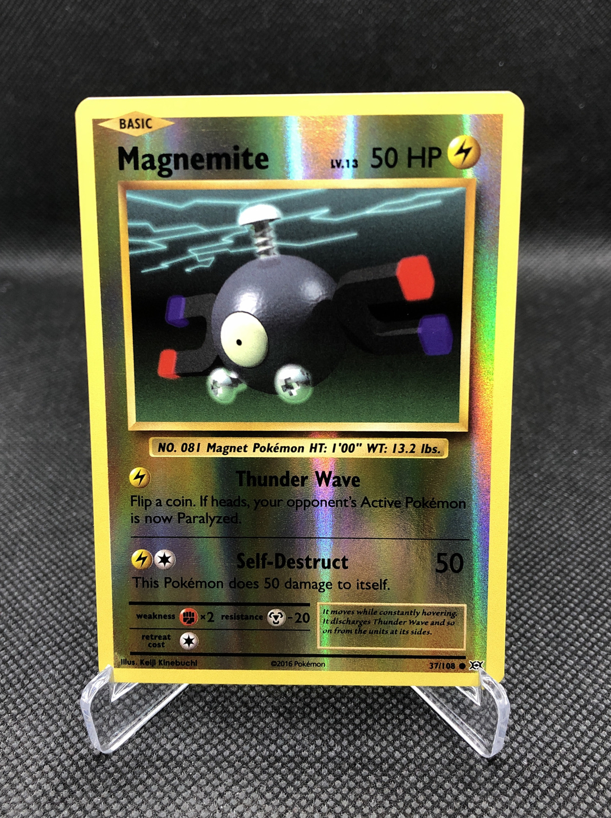 Pokemon XY Evolutions Magnemite Reverse Holo 37/108, Pack Fresh, MINT ...