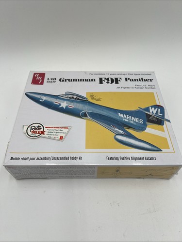 AMT Grumman F9F Panther 1/48 Scale Model Kit U.S. Navy Jet Fighter | eBay