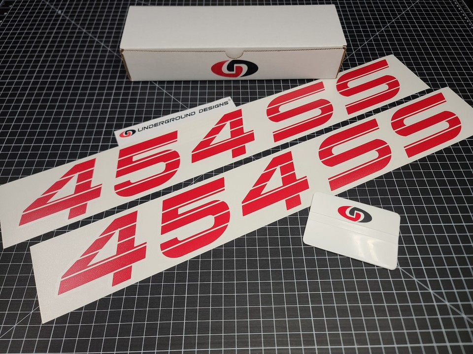 454 SS Truck Decals (2pk) Bedside Stickers Fits 90-93 Chevy Silverado ...