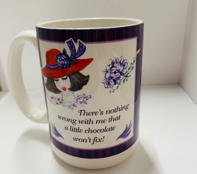 Mug world red hat coffee mug nothing wrong with me a little chocolate ...