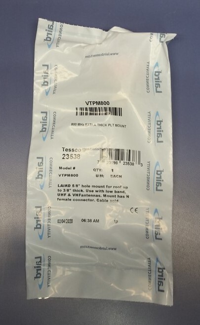 Laird Technologies VTPM800 5/8" NMO Hole Antenna Mount for up to 3/8 ...