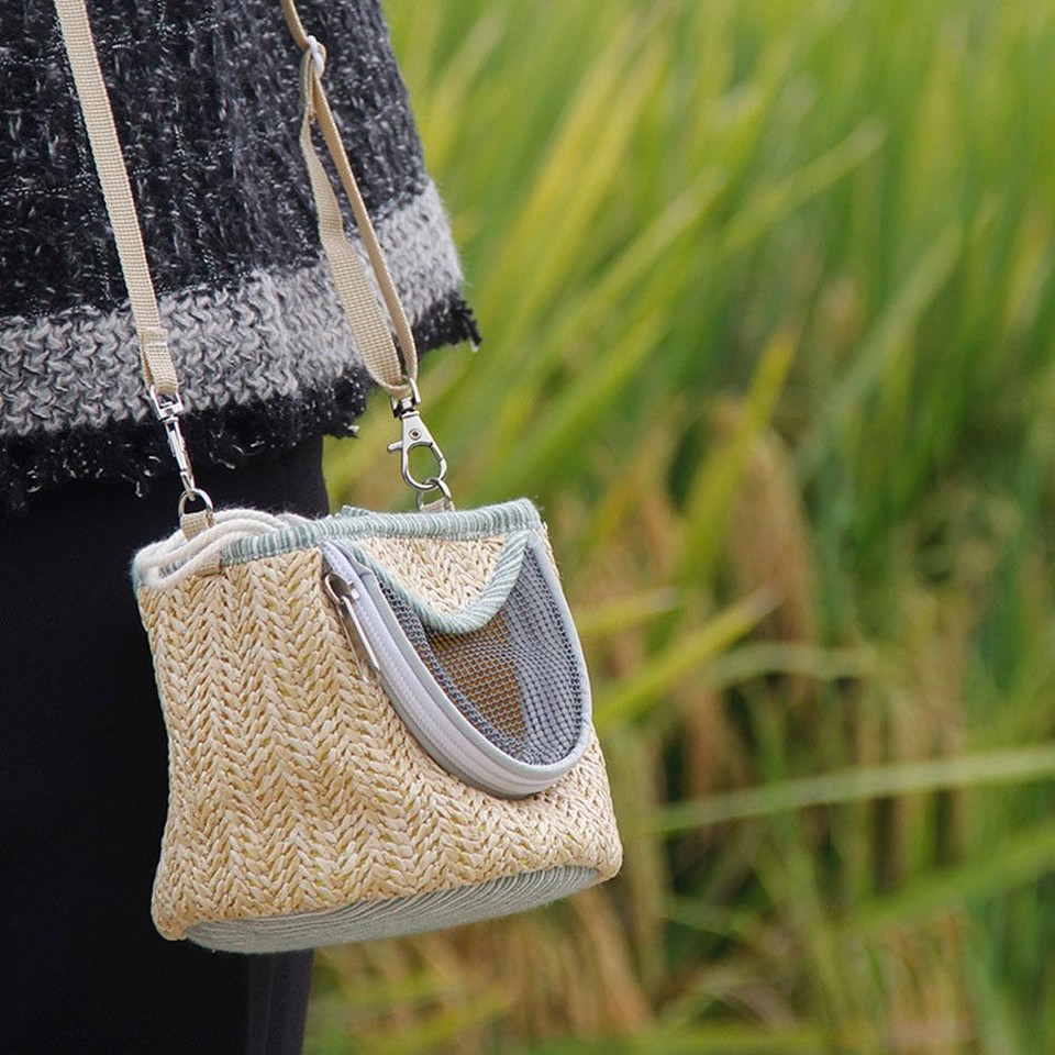 Small Pet Carry- Out Bag Small Animals Carrier Bag Chinchilla Pouch ...