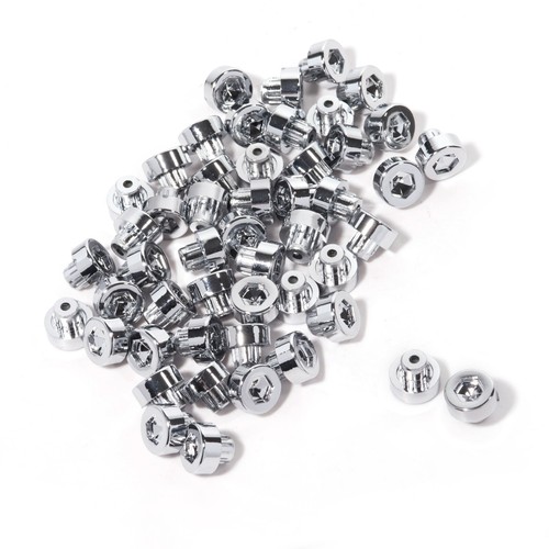 50pcs 17mm 0.67in Decoration Wheel Rivets Nuts for 10mm 0.39in Hole ...