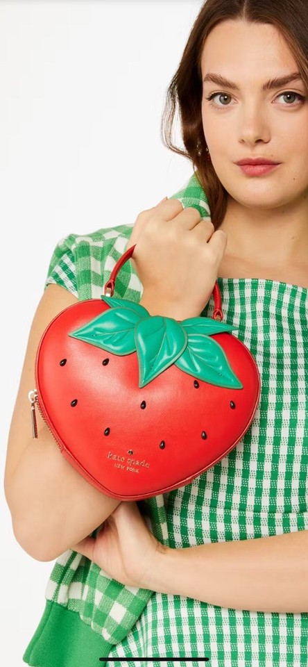 100% Authentic Kate Spade Strawberry Dreams 3D Crossbody Bag | eBay