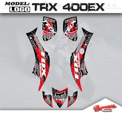 Graphics Kit Decals Stickers PaintStain Fit TRX 400EX 1999-2007 | eBay