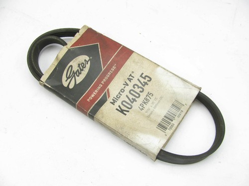 Gates K040345 Serpentine Belt - 0.56" X 35.00" - 4 Ribs | eBay