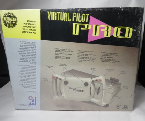 CH Products Virtual Pilot PRO Flight Simulator Yoke NEW | eBay