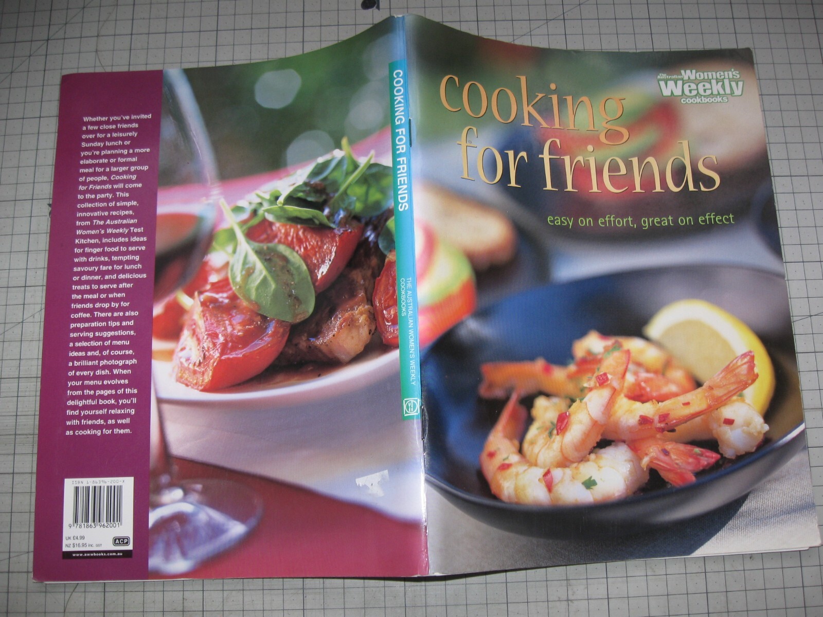 Australian Womens Weekly cookbook Cooking for Friends casseroles finger ...