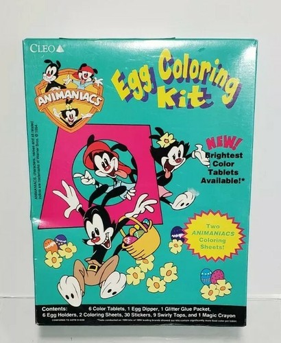 VTG NIB WB Animaniacs Yakko Wakko Dot Warner Bros Sample Easter Egg ...