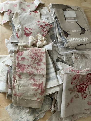 Cabbages And Roses Kate Forman Fabric Remnants | eBay UK