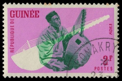 GUINEA REPUBLIC 240 - Traditional Musical Instruments "Kora" (pa31260 ...
