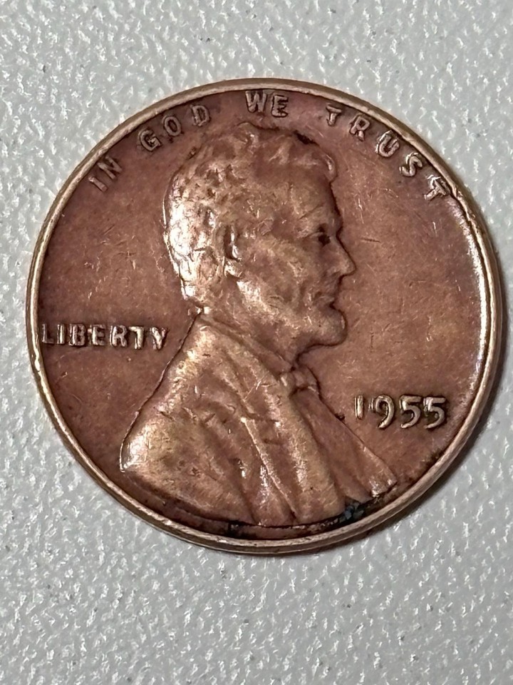 One Cen 1955 Lincoln Cent Valuable Addition Small Cents .Double die ...