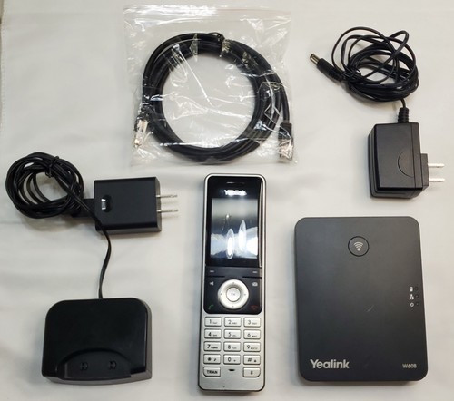 Yealink IP DECT Phone W56H + W60 Base Station with Charging Dock and ...