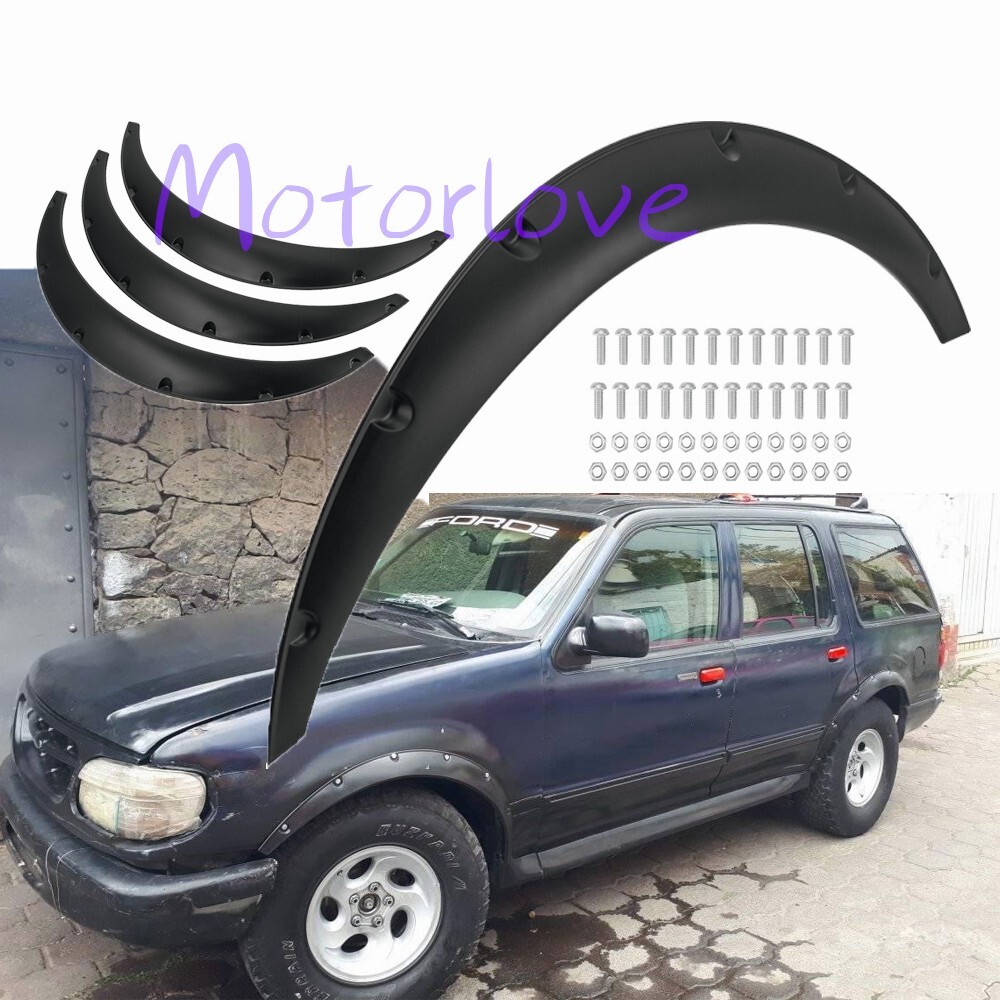 2001 Ford Explorer Fender Flares Buick Regal 4DSD Chrome Wheel Well