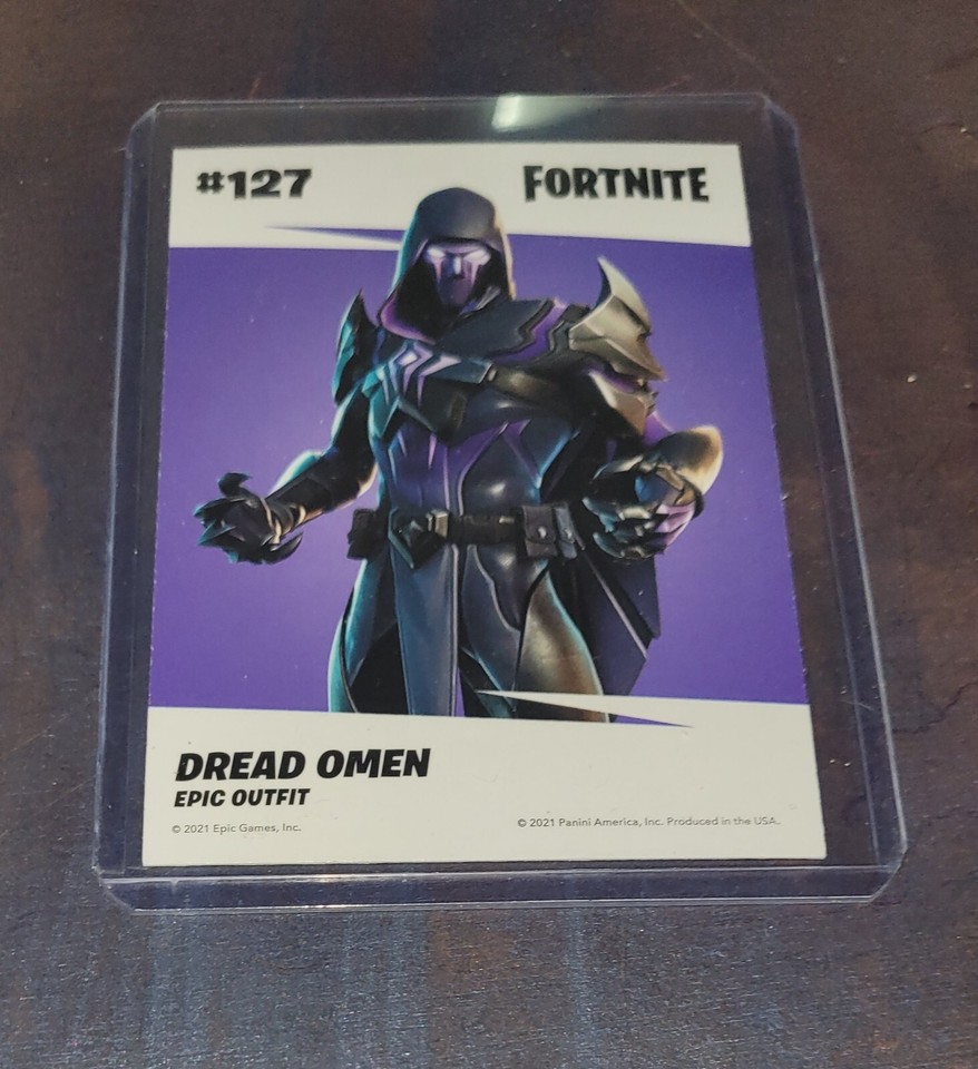 2021 Panini Fortnite Series #127 Dread Omen Holo Foil | eBay