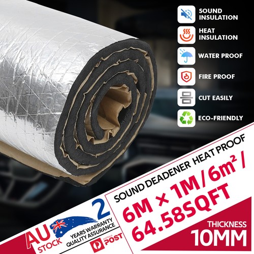 Self-Adhesive Car Trunk Sound Deadening Kit Reduces Bass Rattle Car ...