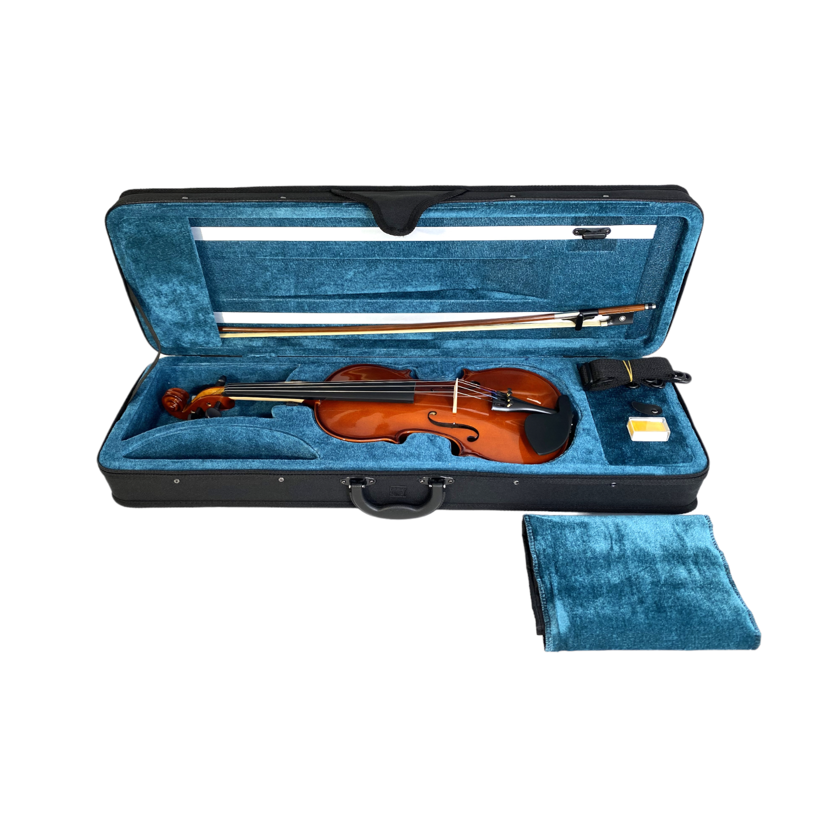 Caraya 3/4 Pro-Beginner Violin w/Collimator,Stand,Rosin,String,Bow,Case ...