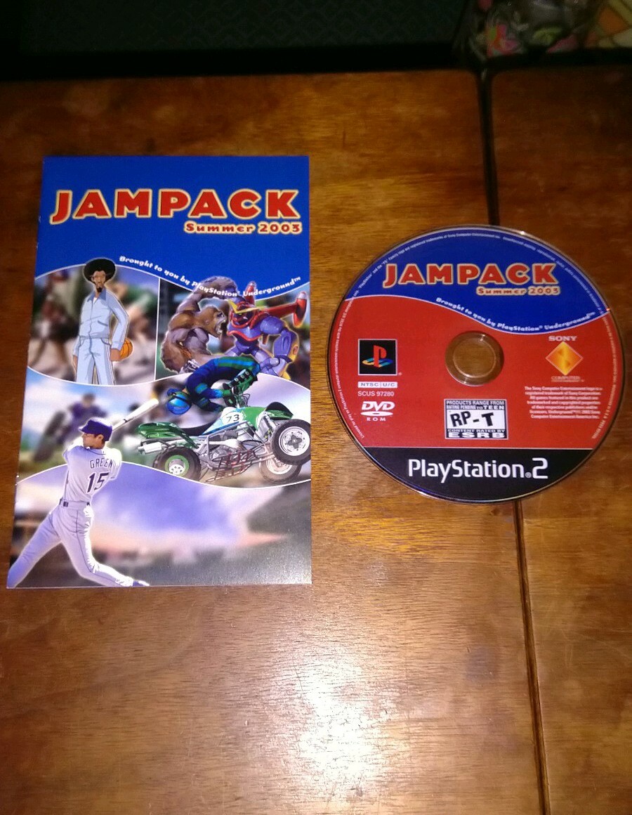 PS2 Jampack Summer 2003 With Manual! Playstation 2 Demo Compilation PS2 ...