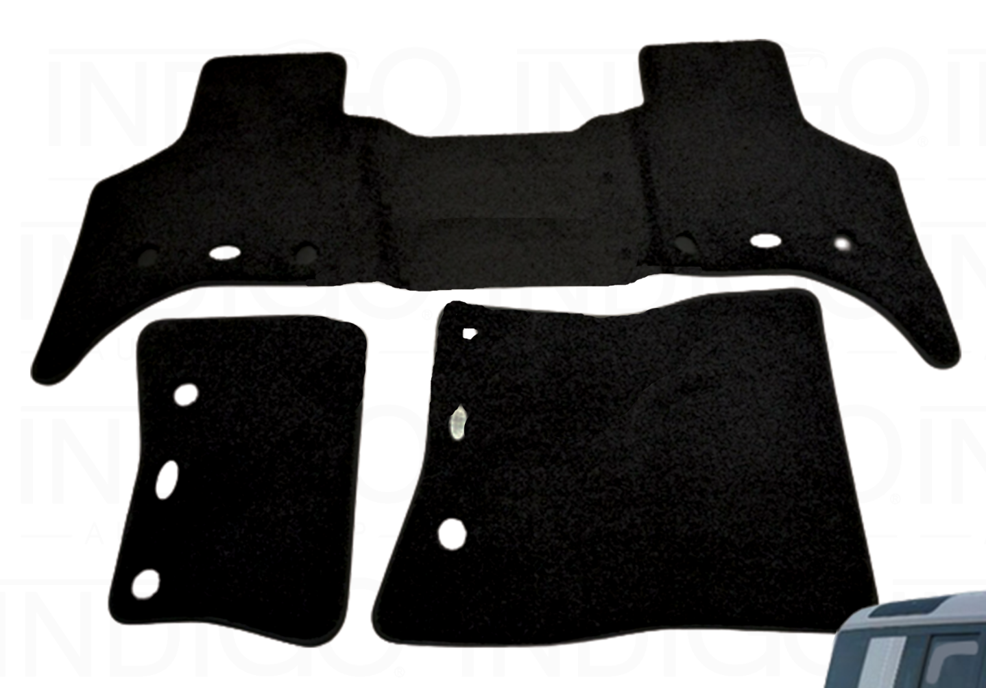 2021-2024 LAND ROVER DEFENDER 110 FLOOR MAT SET CARPET DEFENDER ...