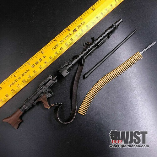 1/6 German Mg34 Machine Gun ,Weapon Box Model for 12" Scene Action ...