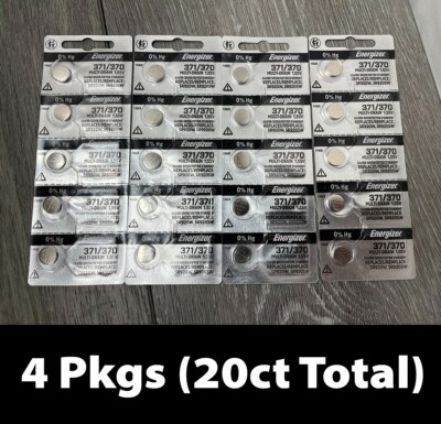20ct 371 / 370 Energizer Watch/Electronic Battery replace SR920W ...
