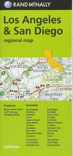 Rand Mcnally Los Angeles and San Diego, California Regional Map by Rand ...