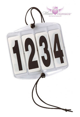 Startnummer Armbinde 4-stellig eckig Turniernummer (1 Stück) | eBay.de