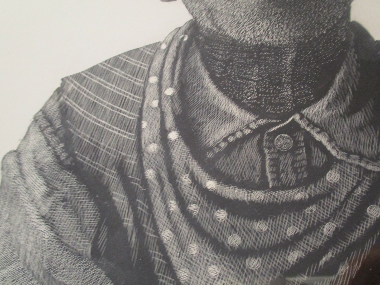 ASA BATTLES DRAWING RARE LISTED NATIVE AMERICAN COWBOY ILLUSTRATION ...