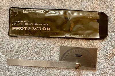 Vintage Craftsman 9-4029 Protractor Sears | eBay