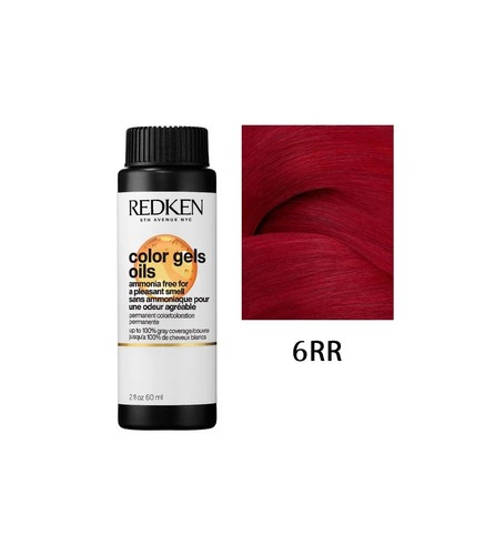 Redken Color Gels Oils Coloration Sans Ammonique Teinte Blaze 6RR/6.66 ...